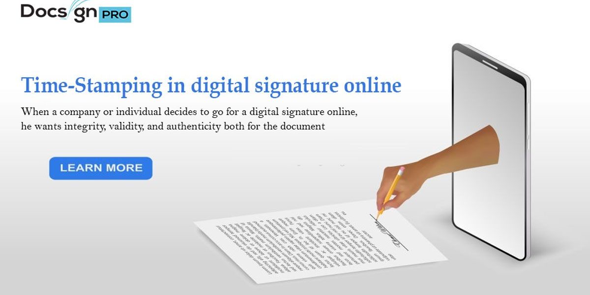 Time stamping - The value of digital signature online | Docsign Pro